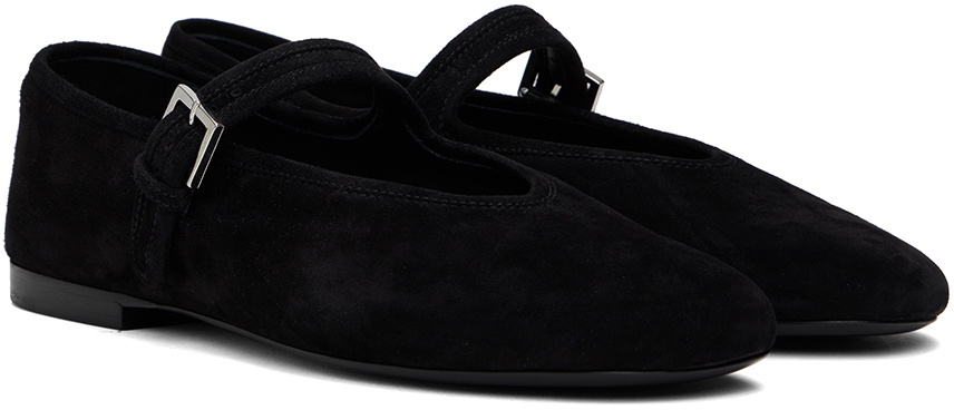 The Row Black Boheme MJ Ballerina Flats The Row