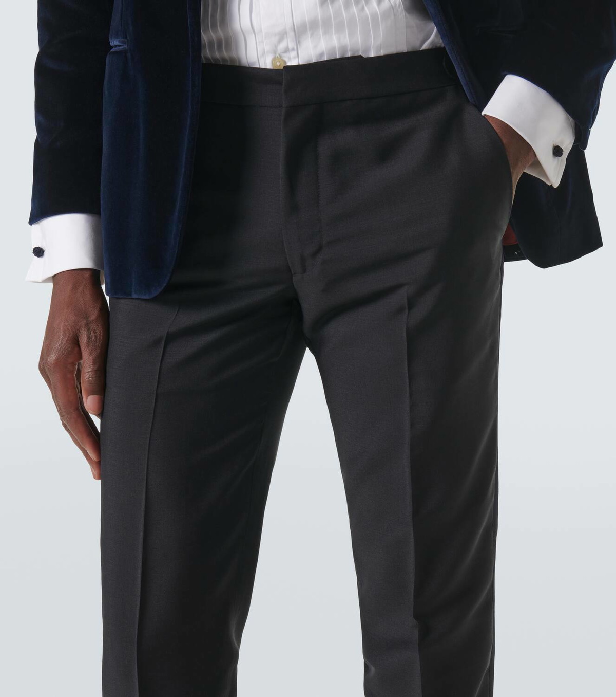 RUBINACCI Wool tuxedo pants Rubinacci