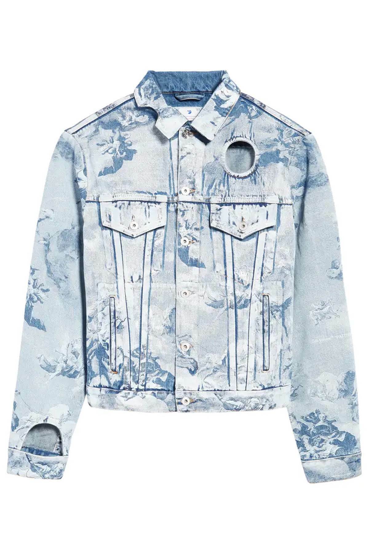 Off-White Printed Denim Jacket Off-White