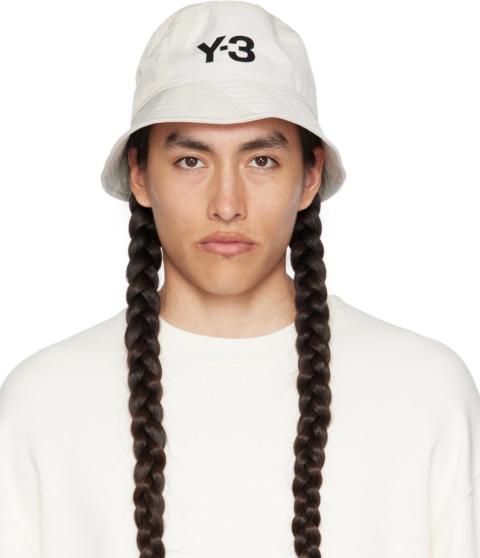 Y-3 Beige Classic Bucket Hat Y-3