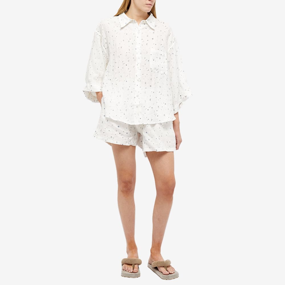 Deiji Studios Women's 03 Linen Pyjama Set in Garden Deiji Studios