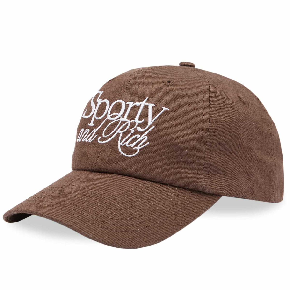 Sporty & Rich SR Initiative Cap - END. Exclusive in Chocolate/Cream ...