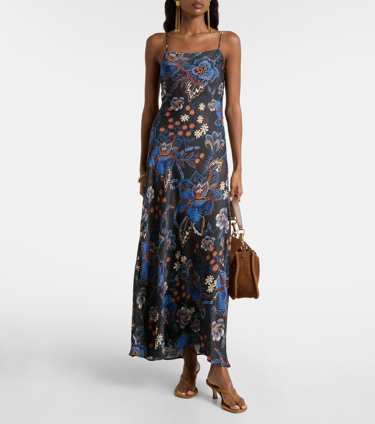 Farm Rio Snakes Bouquet maxi dress Farm Rio