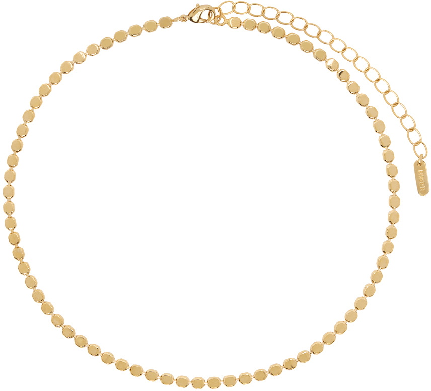 Numbering Gold #5870 Flat Dot Choker Numbering