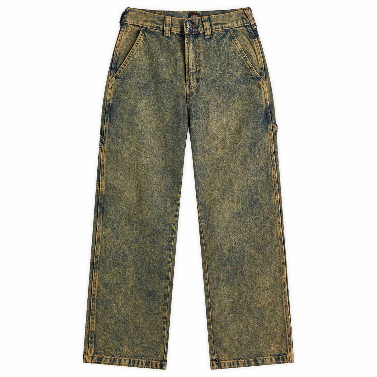 Dickies Men's Stevensville Loose Fit Carpenter Pants in Yellow Fade ...