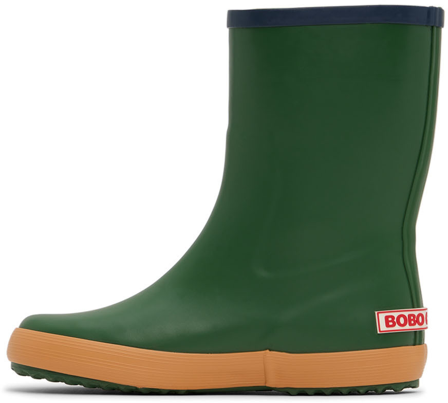 Bobo Choses Kids Green Mr O'Clock Rainboots Bobo Choses