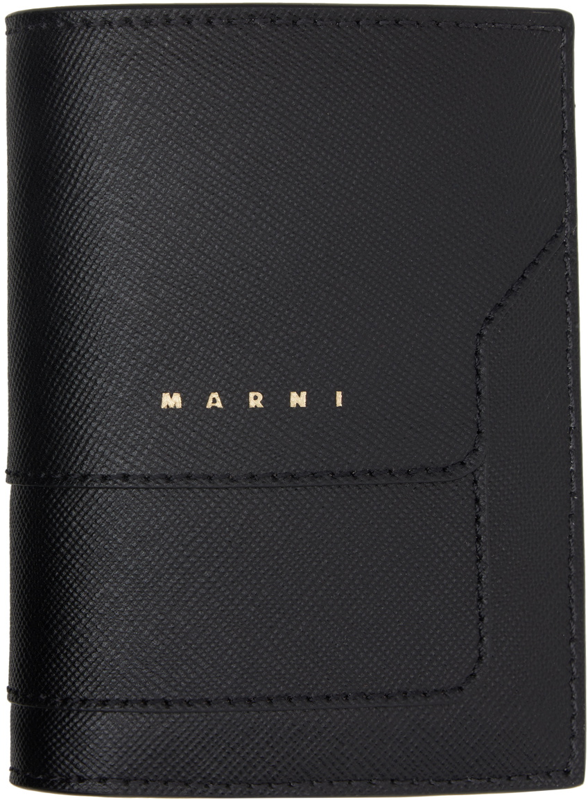 Marni Black Saffiano Leather Wallet Marni