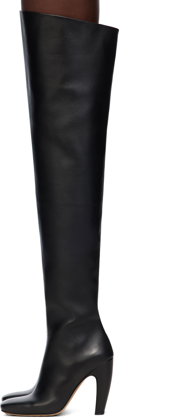 Bottega Veneta Black Canalazzo Boots Bottega Veneta