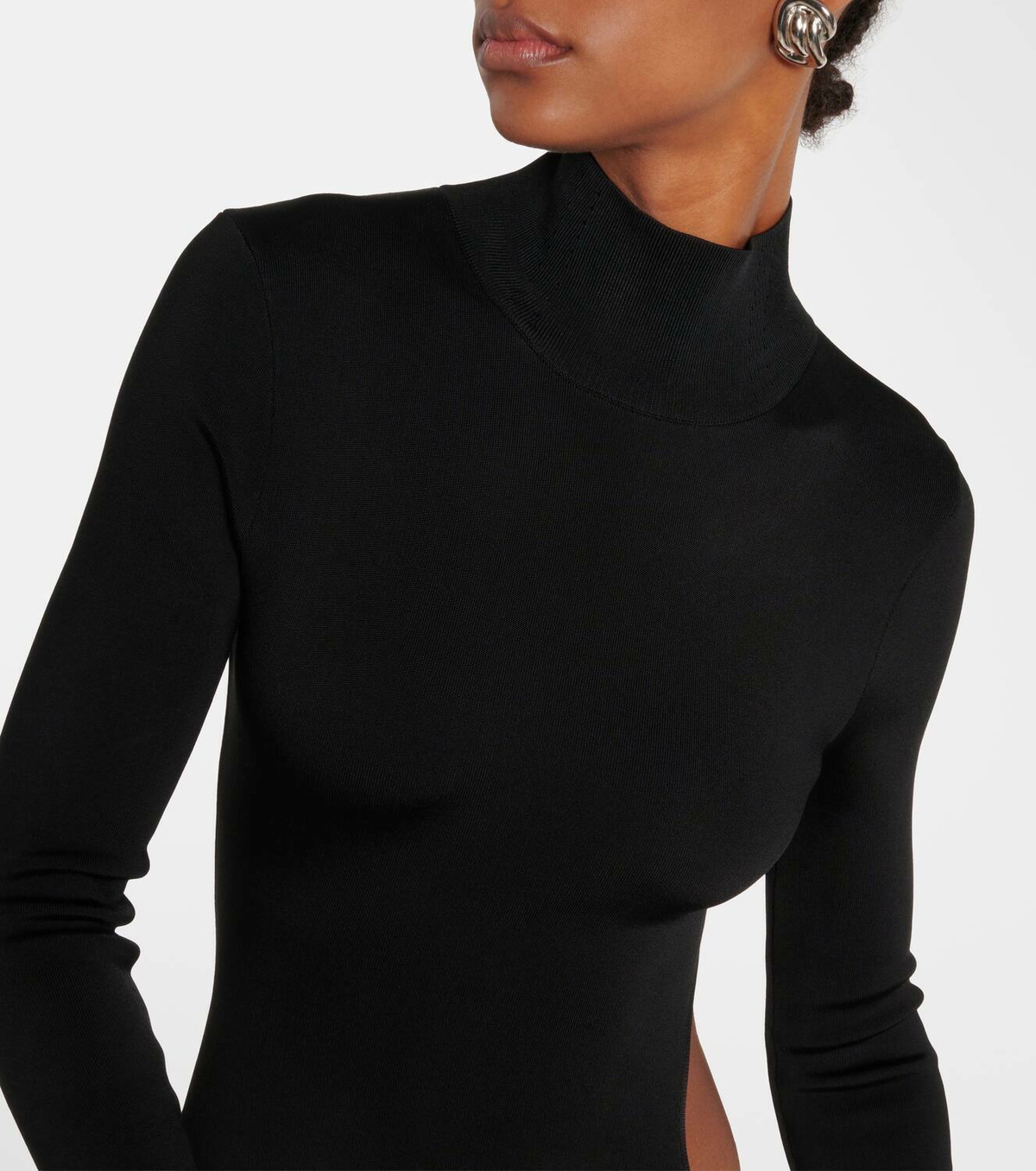 Galvan Twisted Cindy cutout gown Galvan