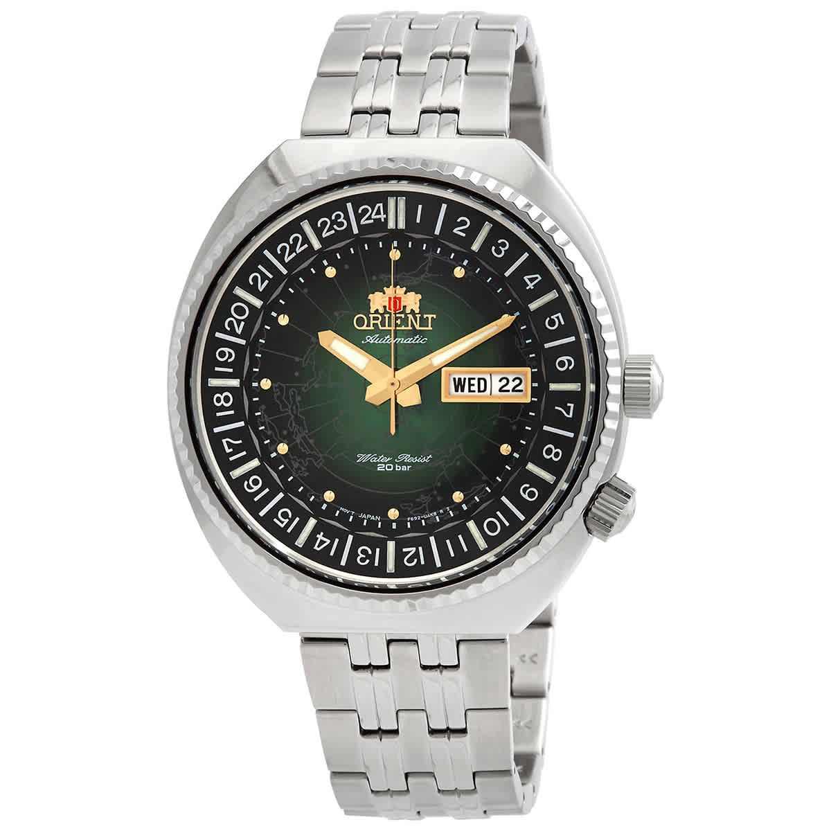 Orient Revival Automatic Green Dial Mens Watch RA-AA0E02E09C Orient