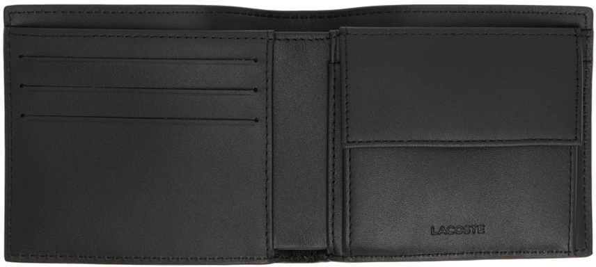 Lacoste Black Fitzgerald Leather Wallet Lacoste