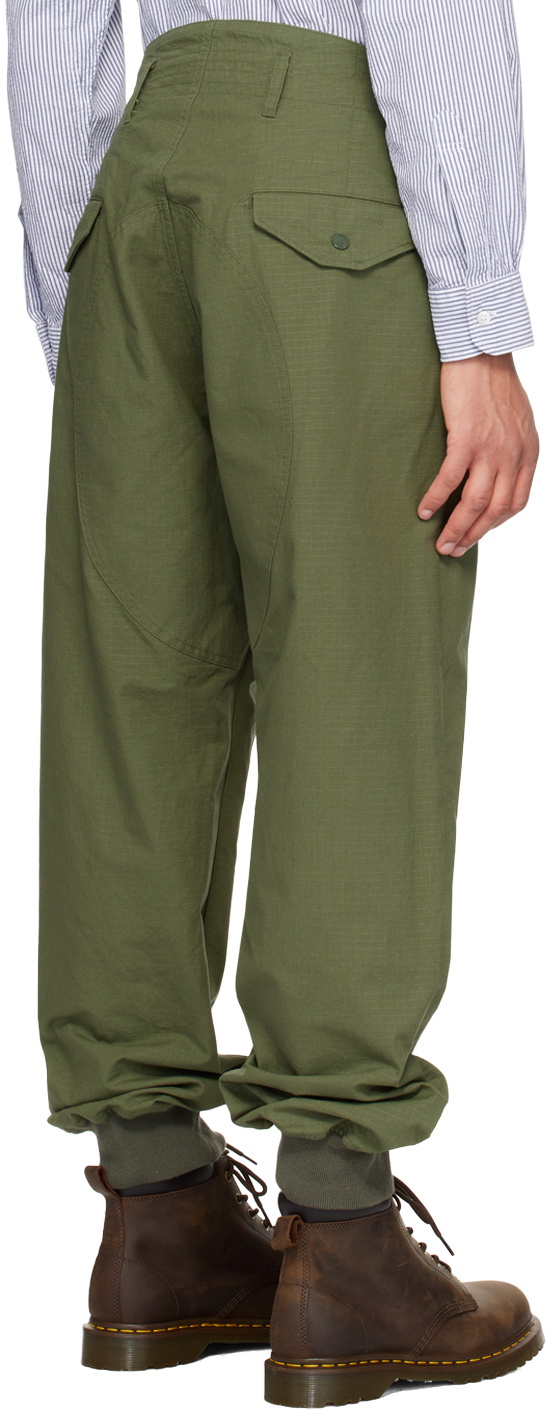 Engineered Garments Khaki Drawstring Cargo Pants Engineered Garments