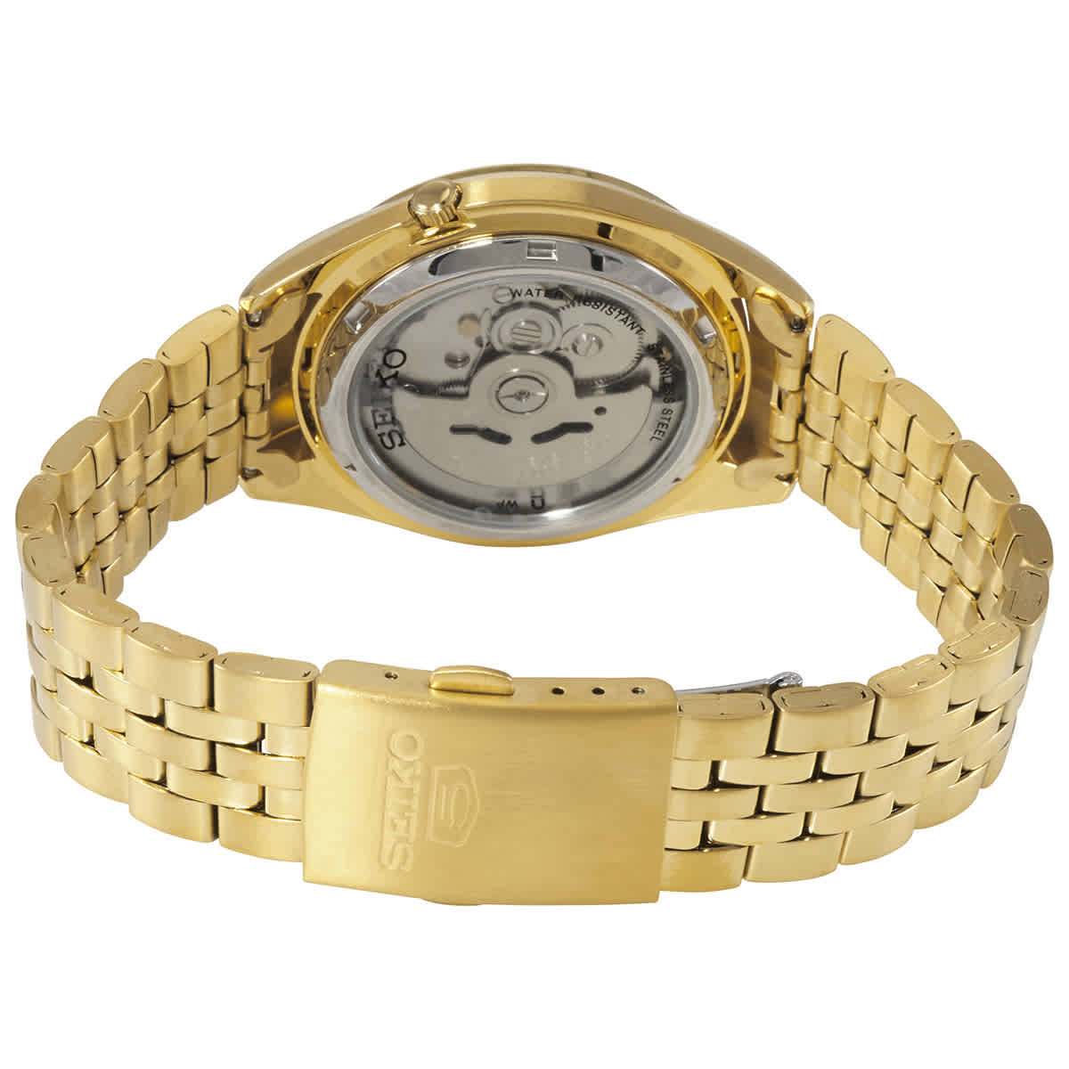 Seiko 5 Automatic Gold Dial Mens Watch SNKL38 Seiko