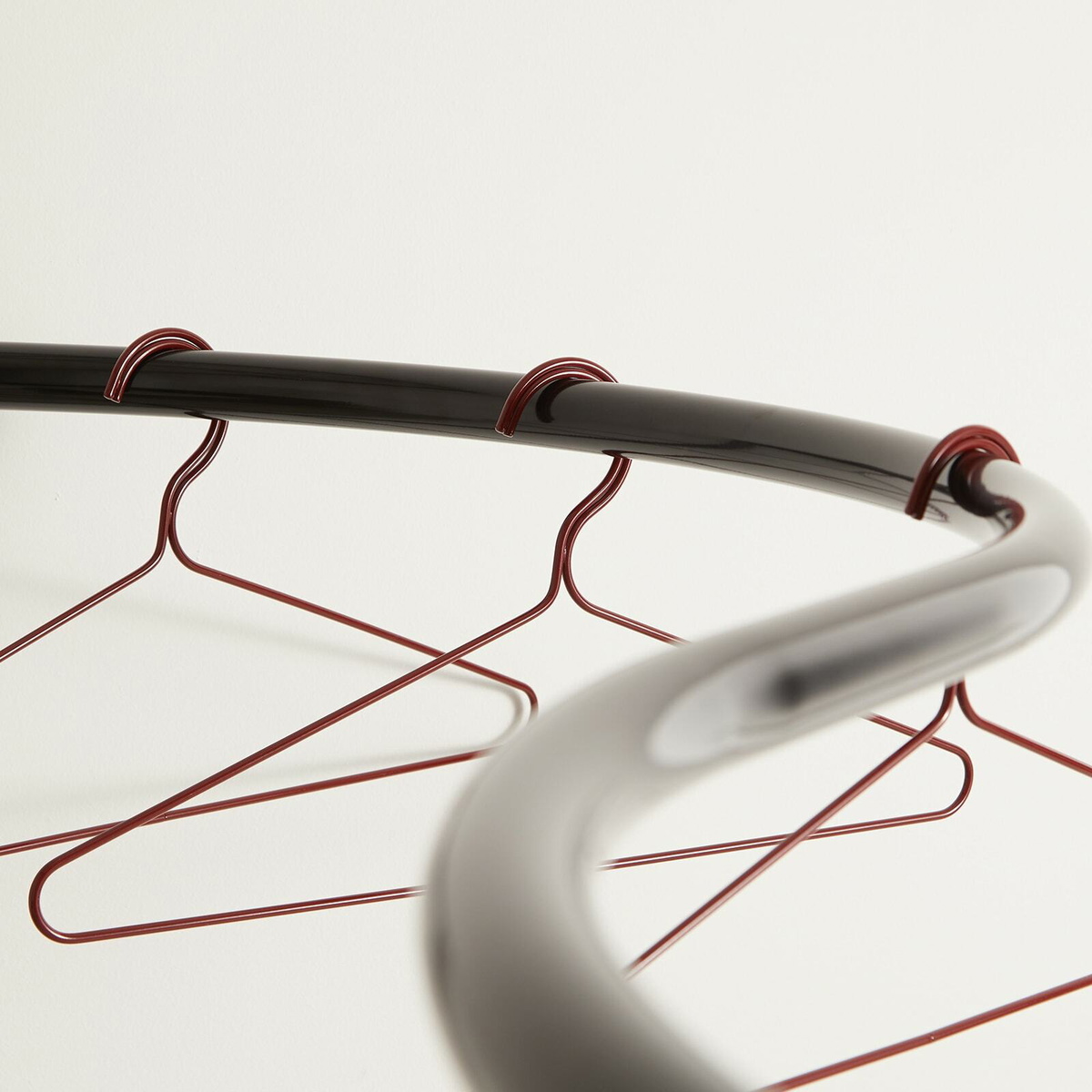 HAY Colour Hanger - Set of 3 in Maroon Red HAY