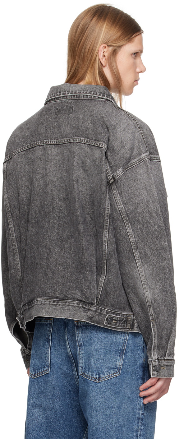 AGOLDE Gray Stefano Denim Jacket AGOLDE