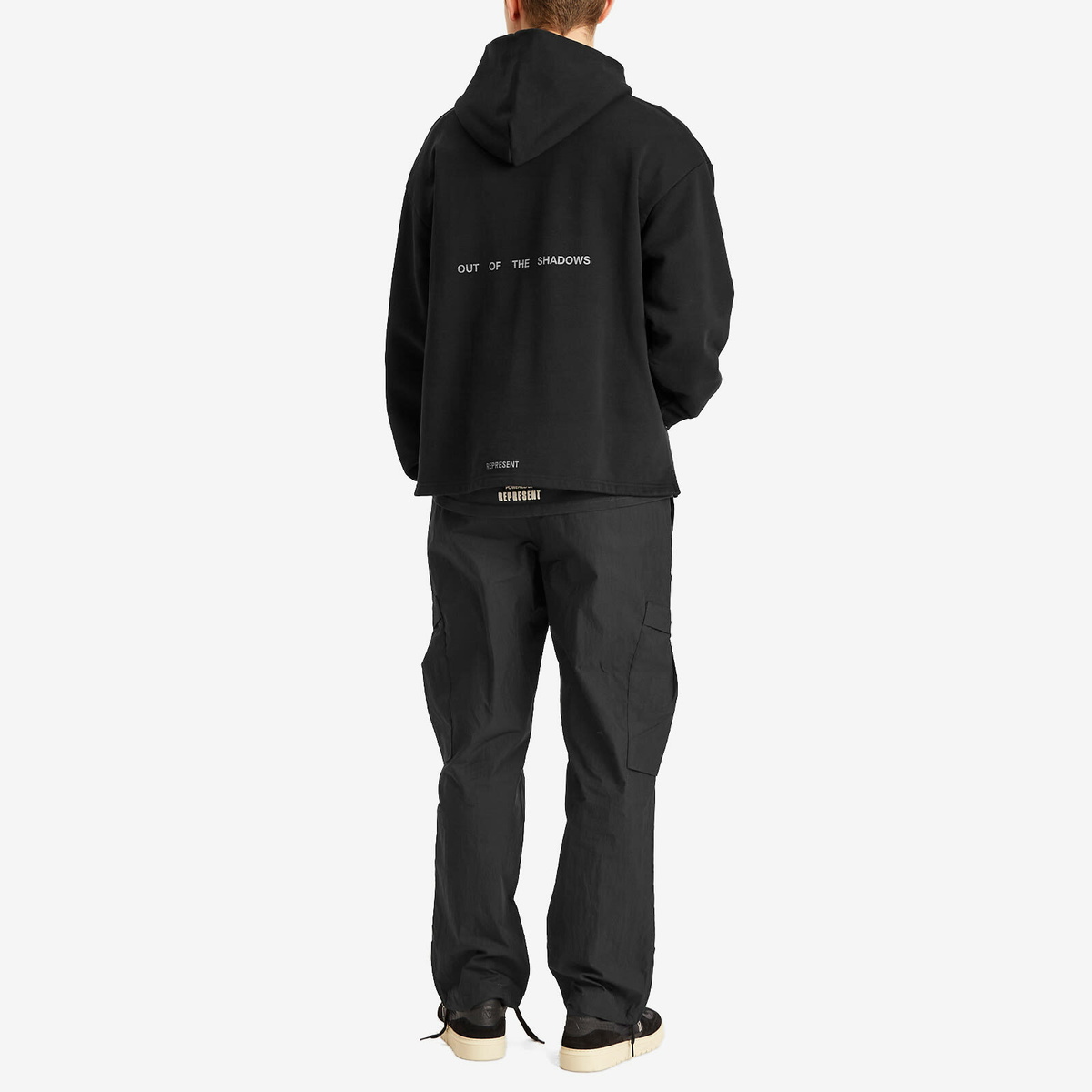 Represent Men's Team Rep Hoodie in Black Represent