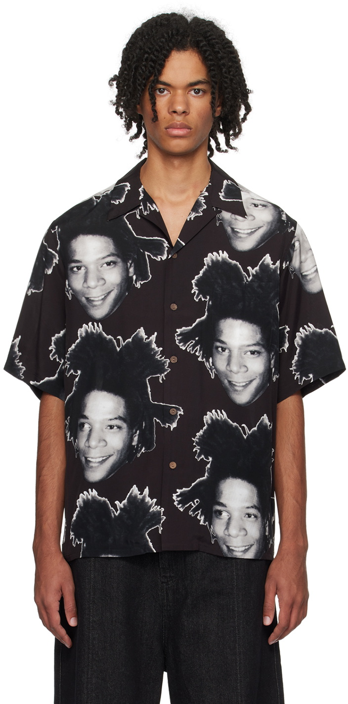 WACKO MARIA Black Printed Shirt Wacko Maria
