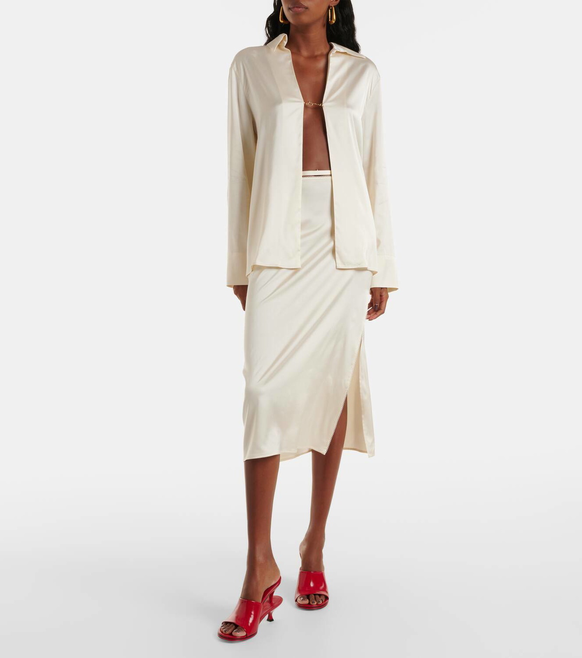 Jacquemus Les Doubles Mules leather mules Jacquemus
