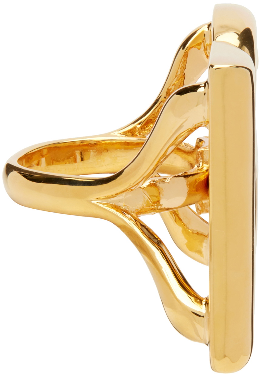 Dolce & Gabbana Gold DG Logo Ring Dolce & Gabbana