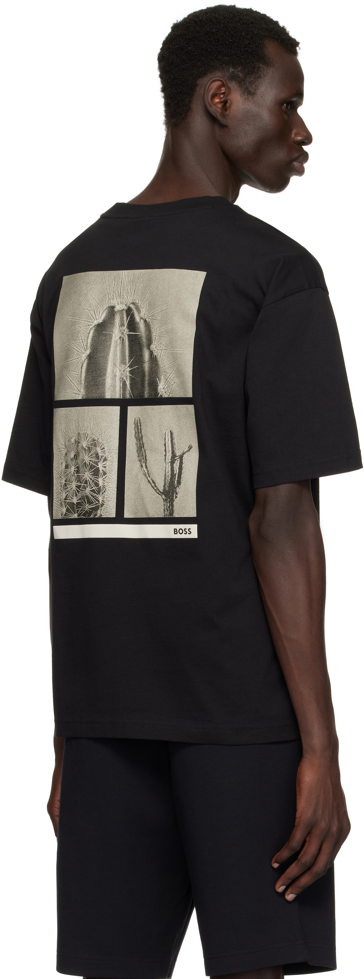 BOSS Black Seasonal Rear Print T-shirt BOSS