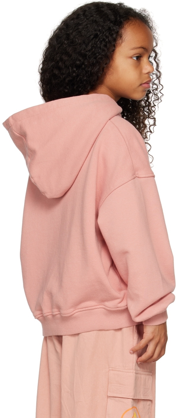 Jellymallow Kids Pink Cat Planet Hoodie Jellymallow