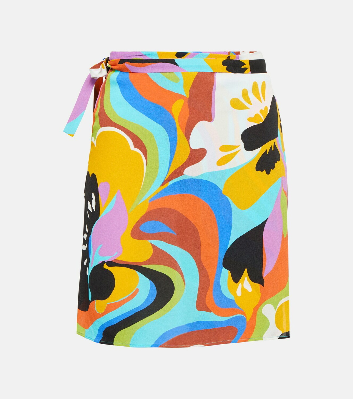 Etro - Printed wrap miniskirt Etro