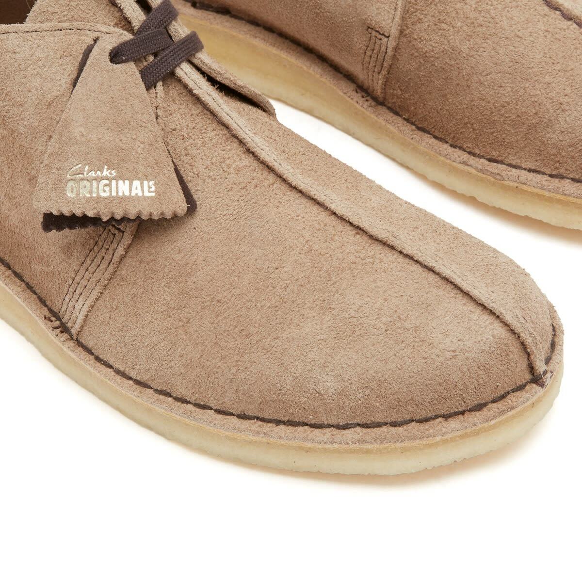 Clarks Originals Men's Desert Trek in Wolf Suede Clarks Originals