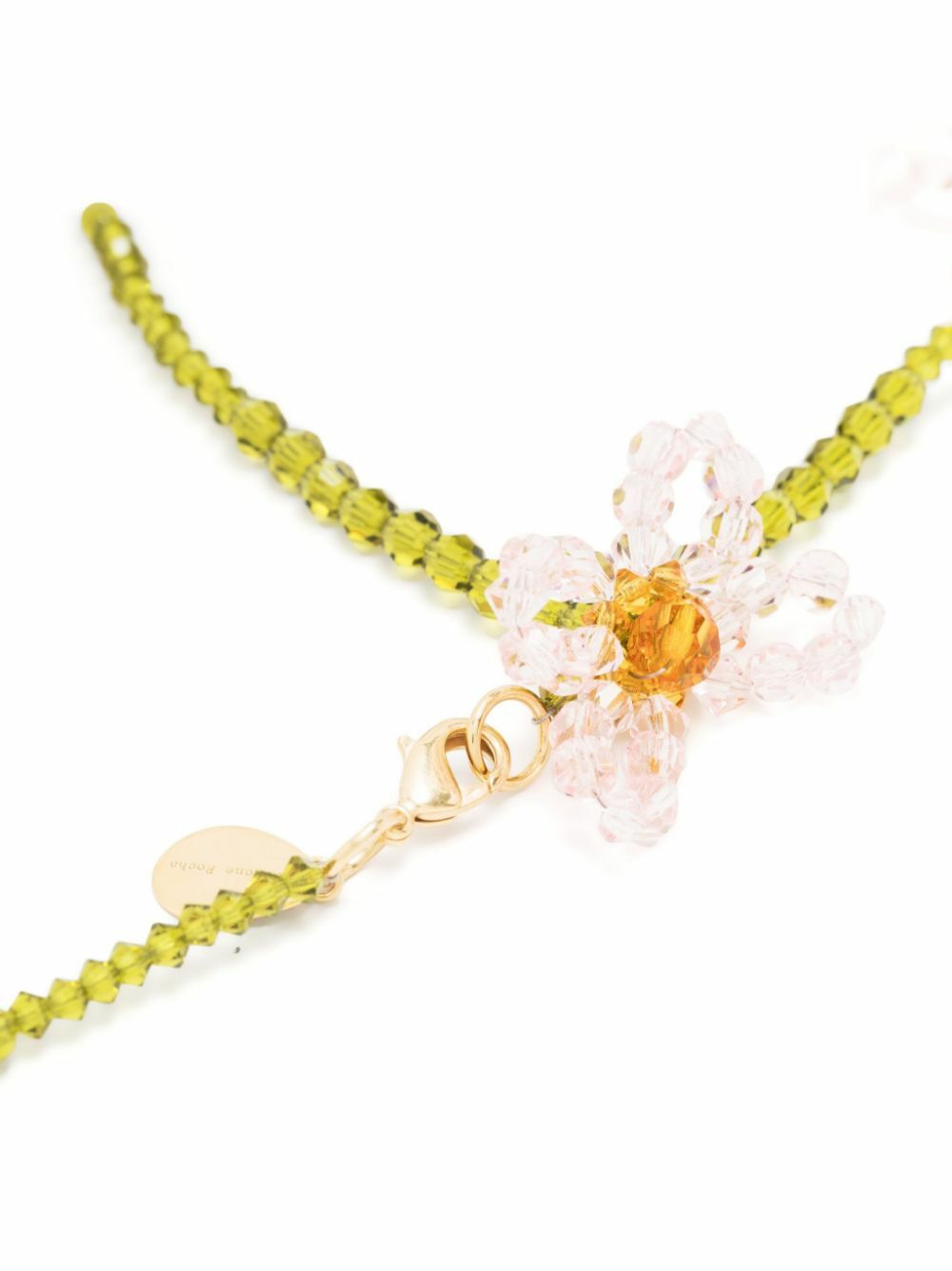 SIMONE ROCHA - Crystal Beaded Flower Necklace Simone Rocha