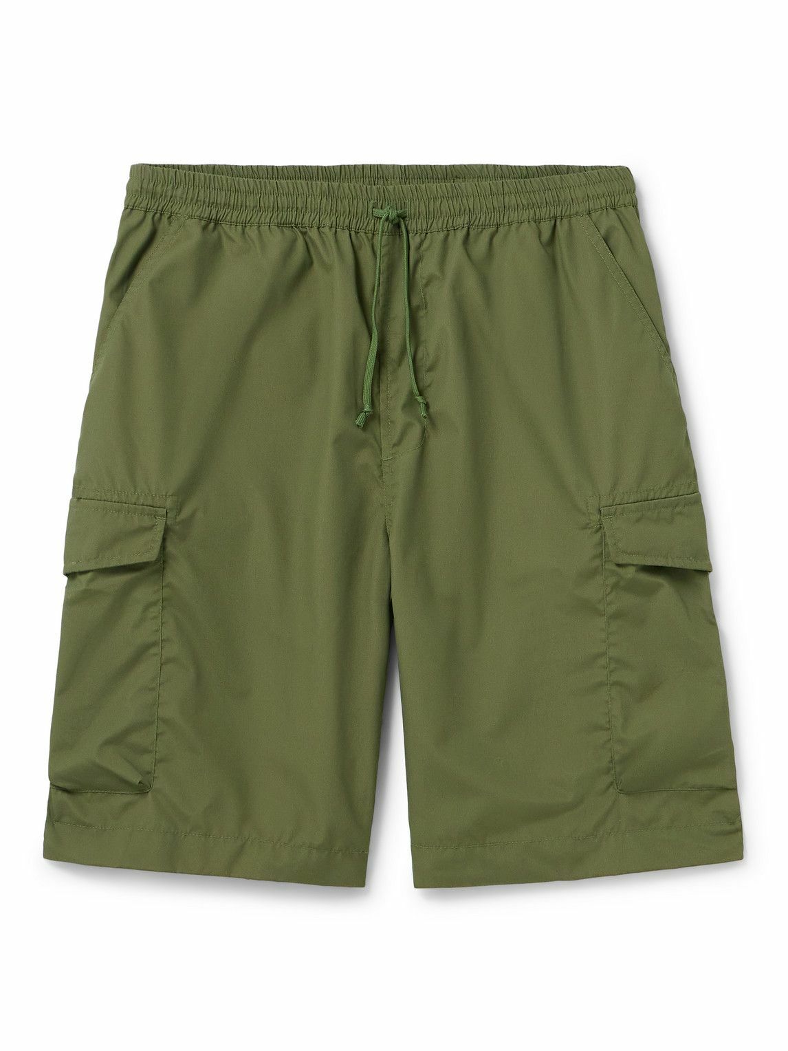 Universal Works - Parachute Straight-Leg Shell Cargo Shorts - Green ...