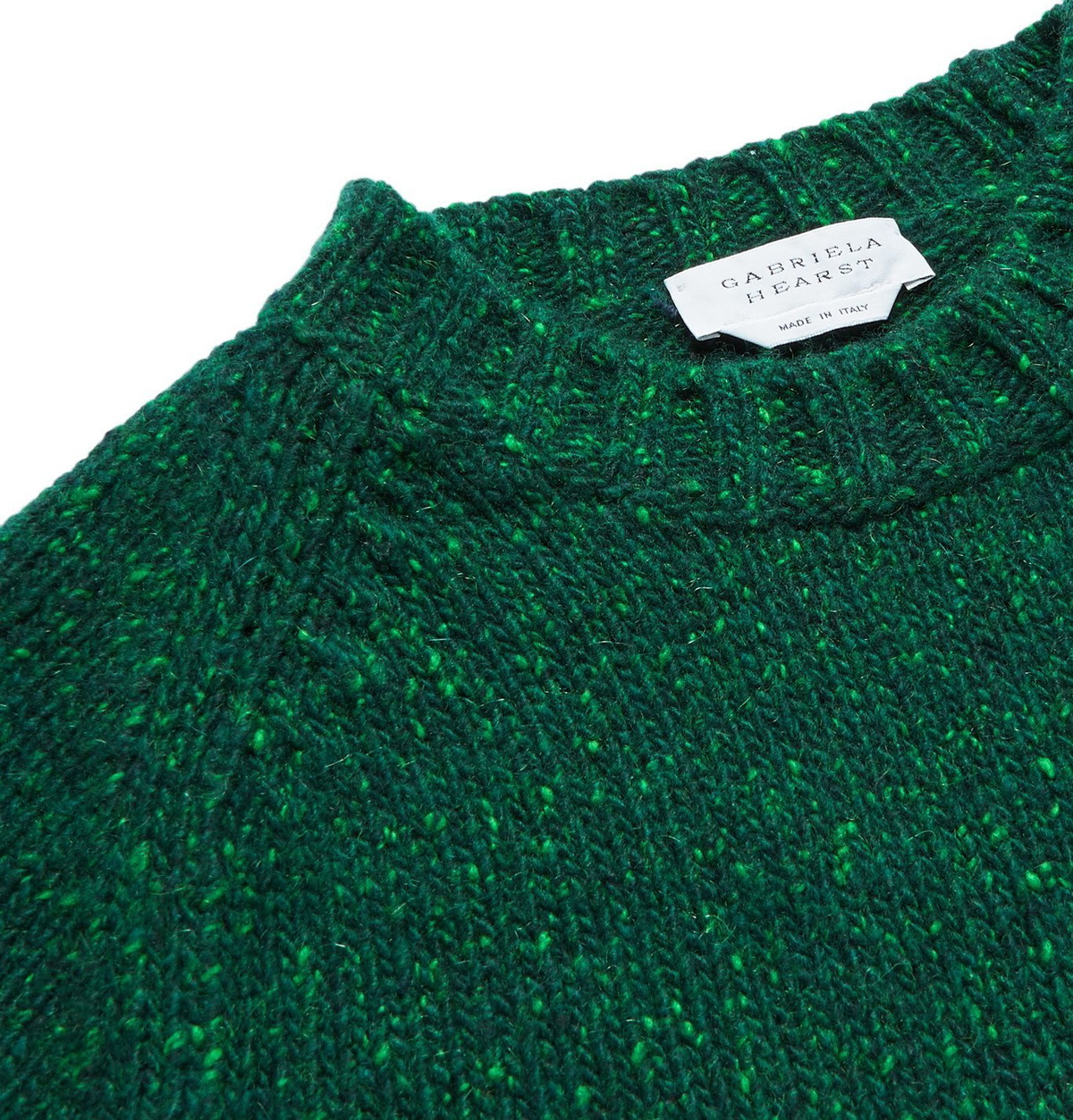 Gabriela Hearst - Juan Donegal Cashmere Sweater - Green Gabriela Hearst