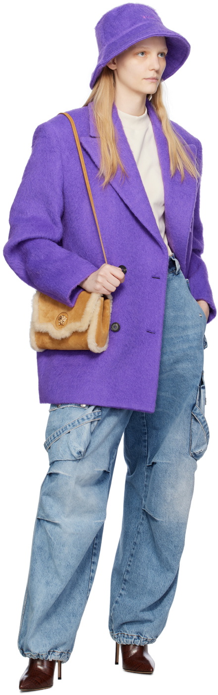 MSGM Blue Cargo Pocket Jeans MSGM