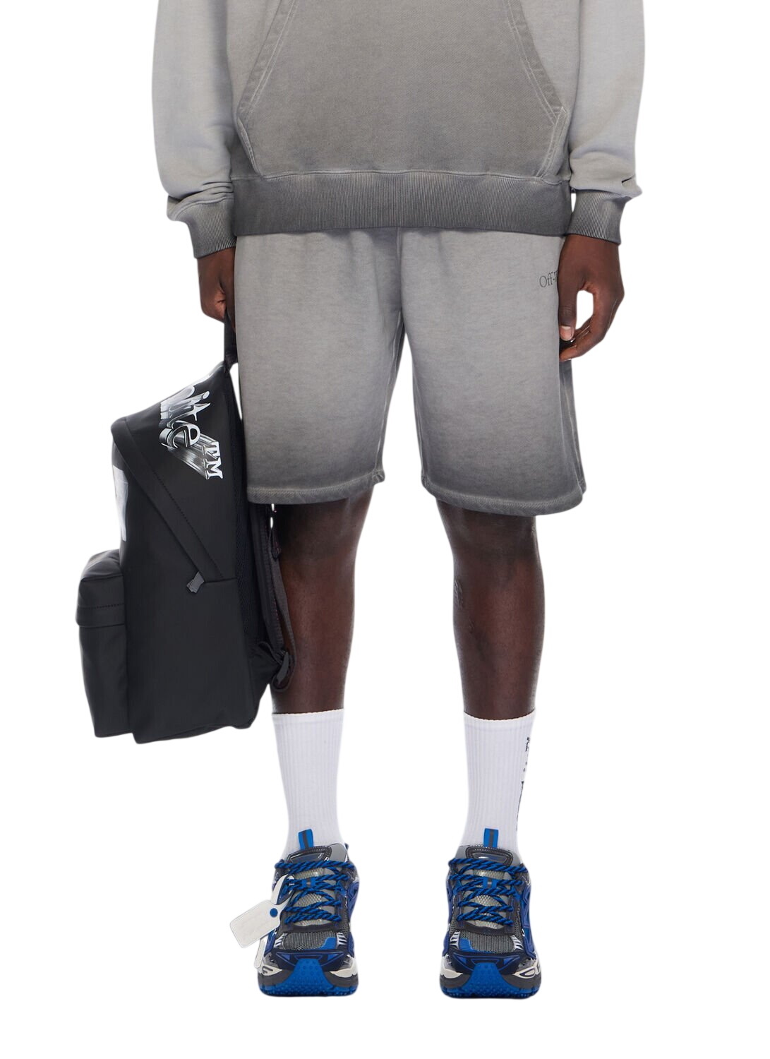 Off-White Laundry Diagonal Skate Track Shorts Off-White