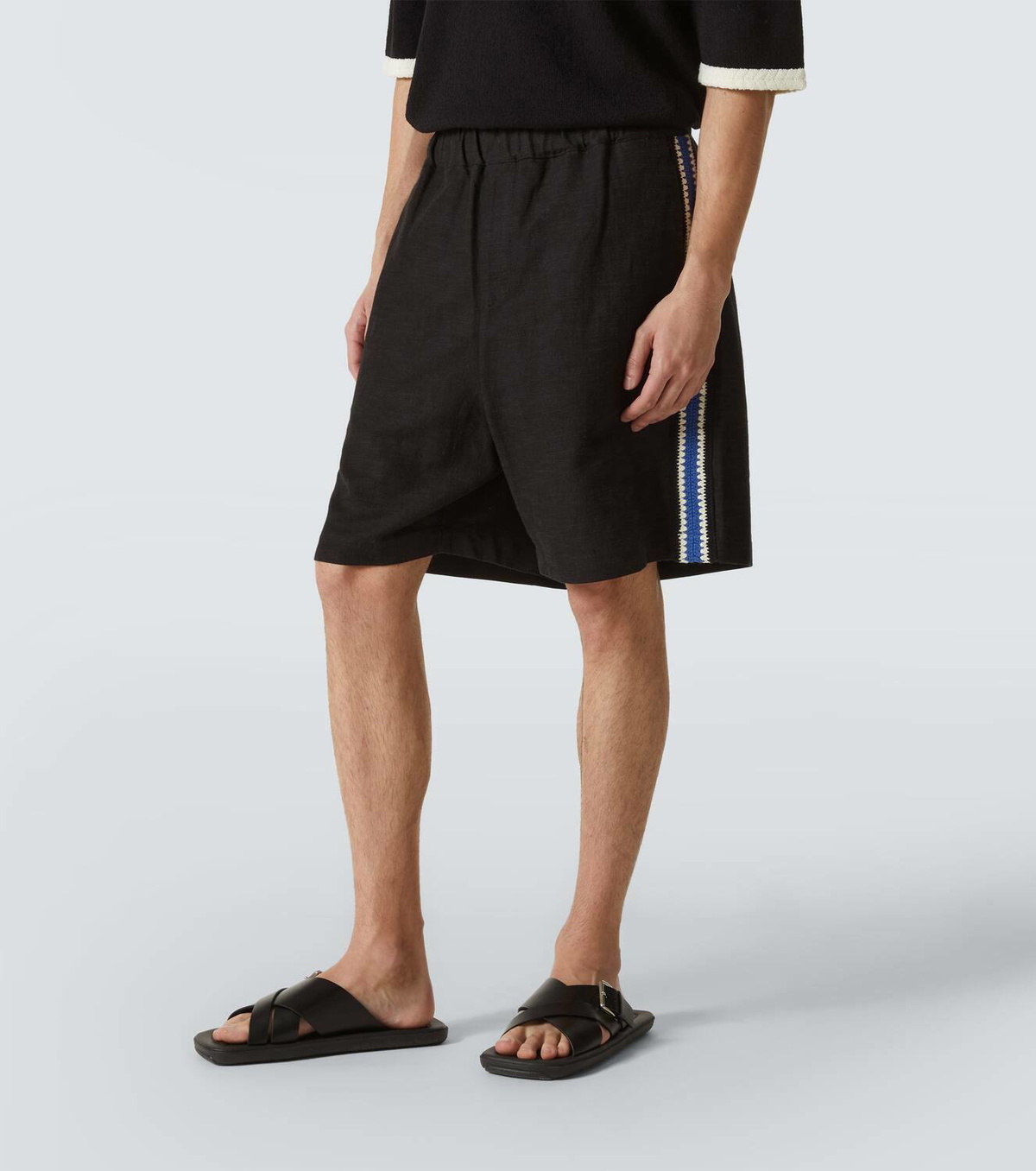 Commas Crochet-trimmed shorts Commas