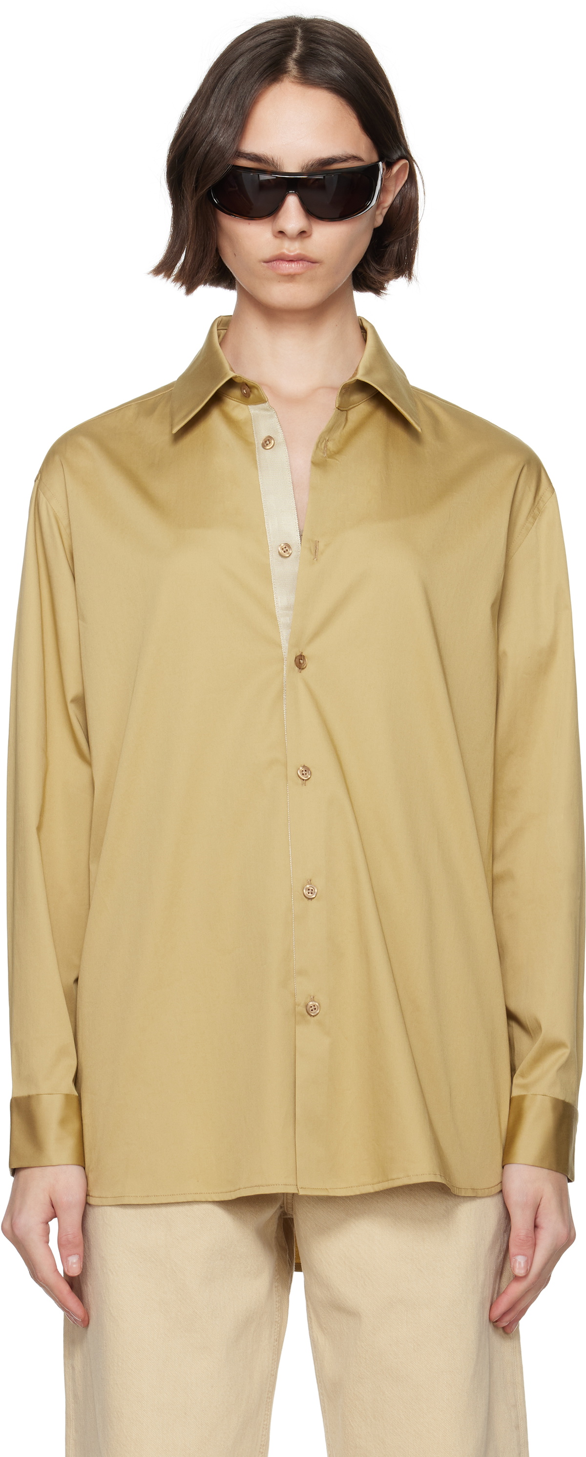 Kallmeyer Khaki Signature Button Down Shirt Kallmeyer