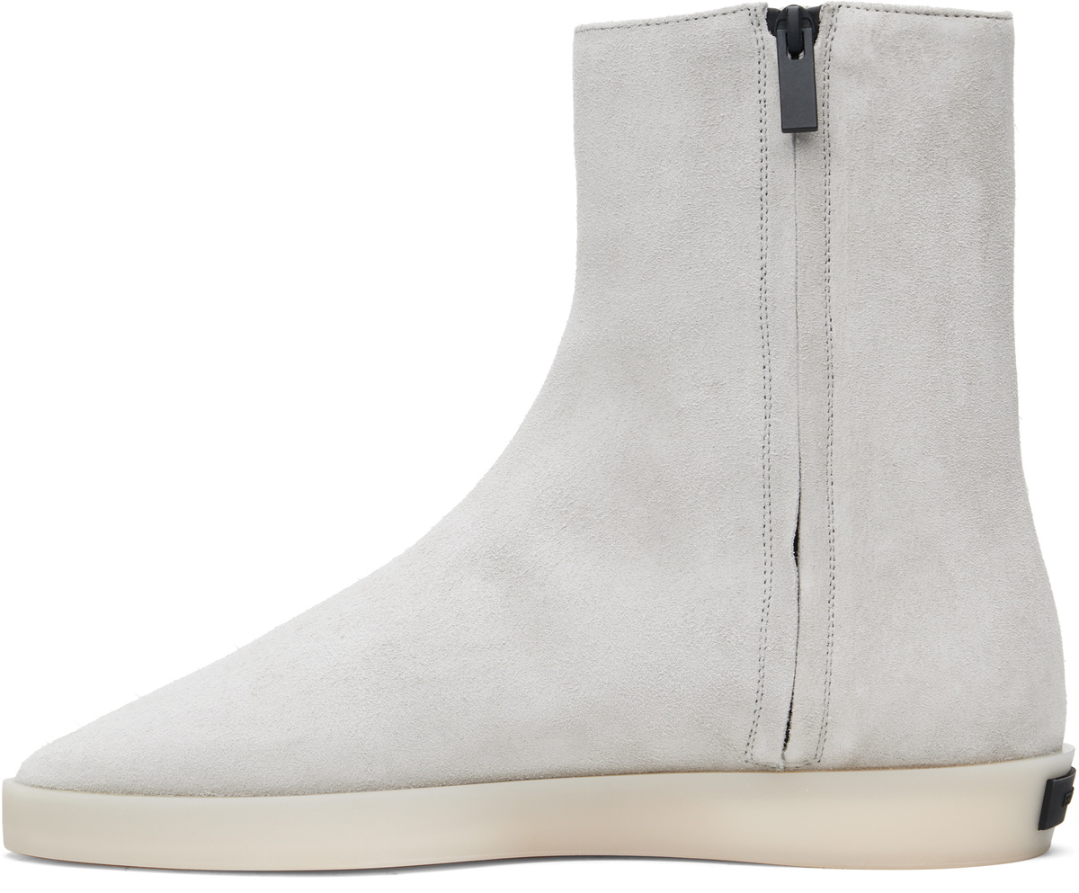 Fear of God Gray Suede Mule Hi Boots Fear Of God