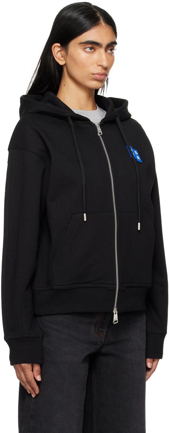 ADER error Black Significant Tag Hoodie ADER error