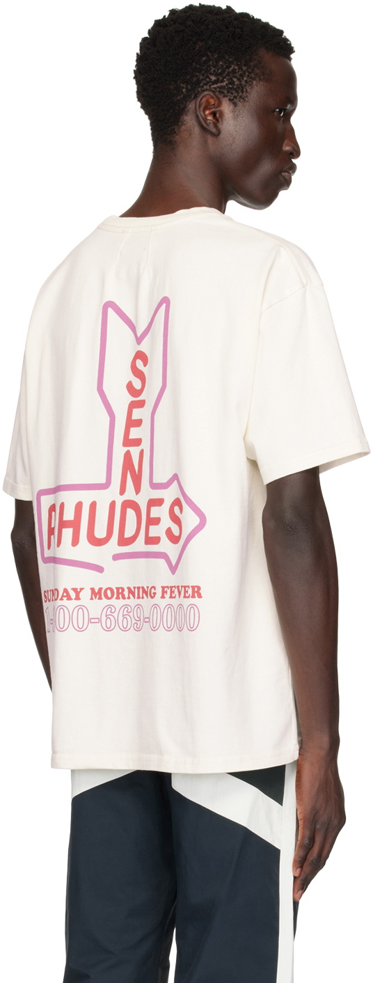 Rhude SSENSE Exclusive Off-White 'Send Rhudes' T-Shirt Rhude