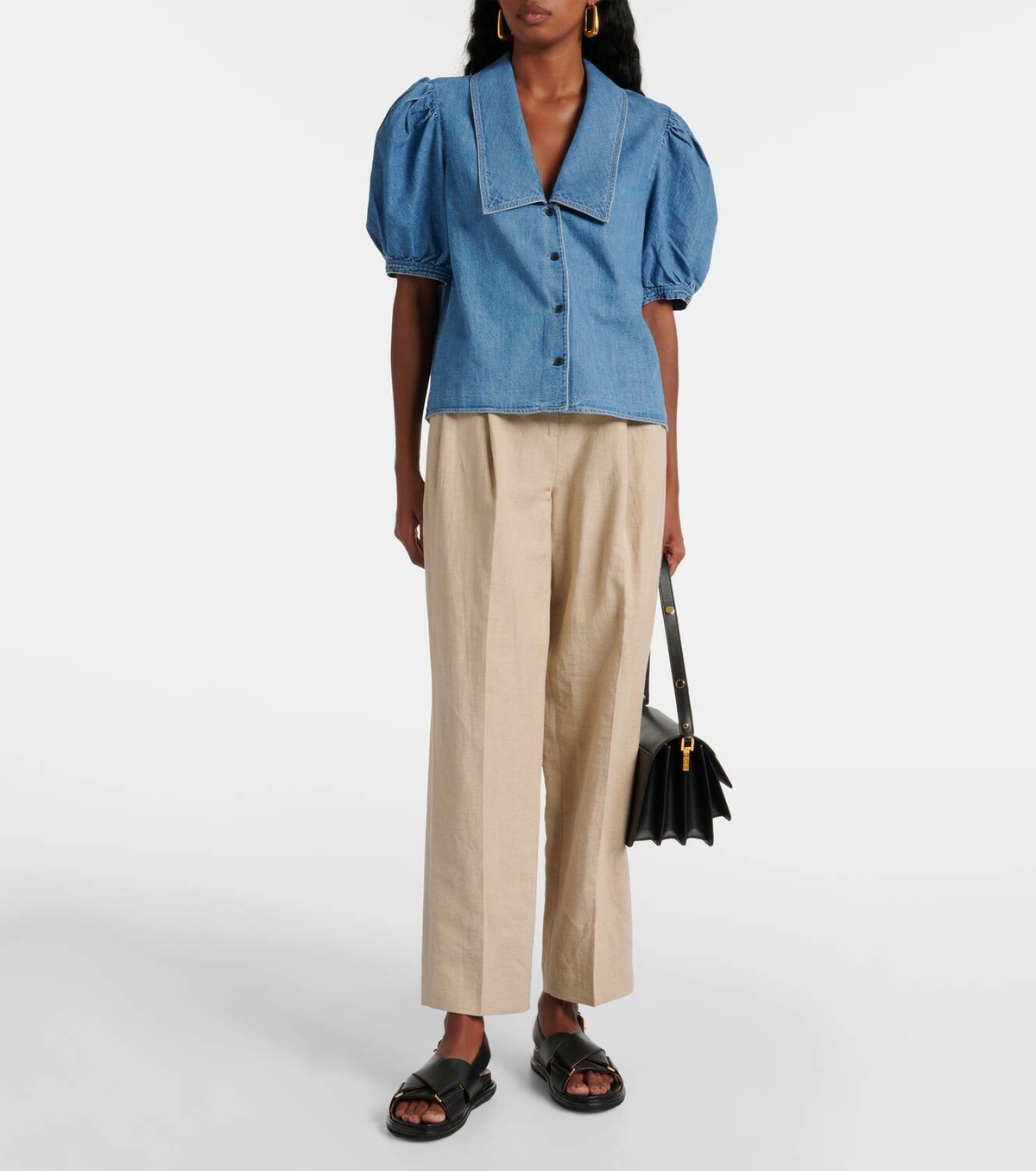 Frame Sailor denim top Frame Denim