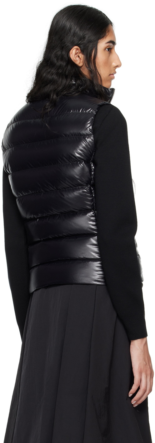 Moncler Black Ghany Down Vest Moncler