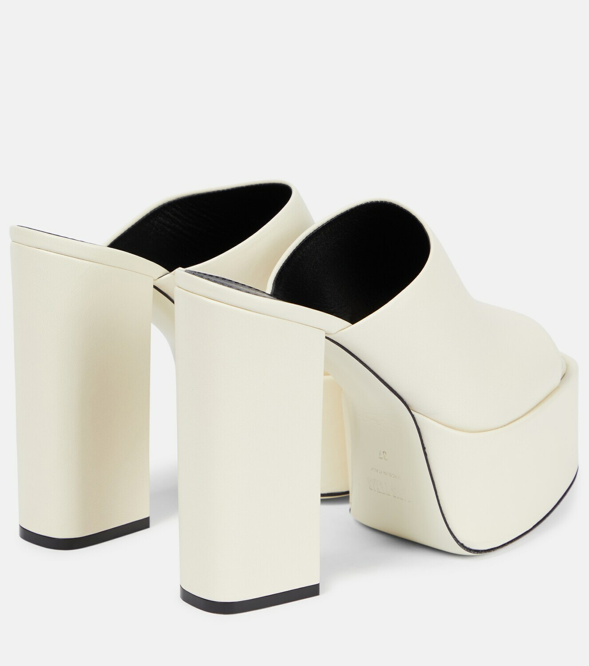 Paris Texas Sasha leather platform mules Paris Texas