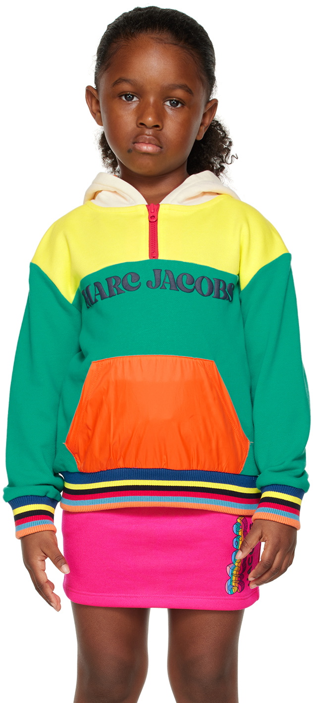 Marc Jacobs Kids Green Embossed Hoodie Marc Jacobs