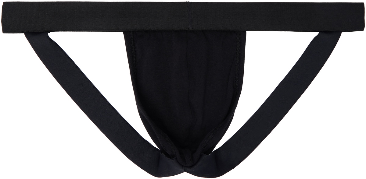 VETEMENTS Black Logo Jock Strap Vetements
