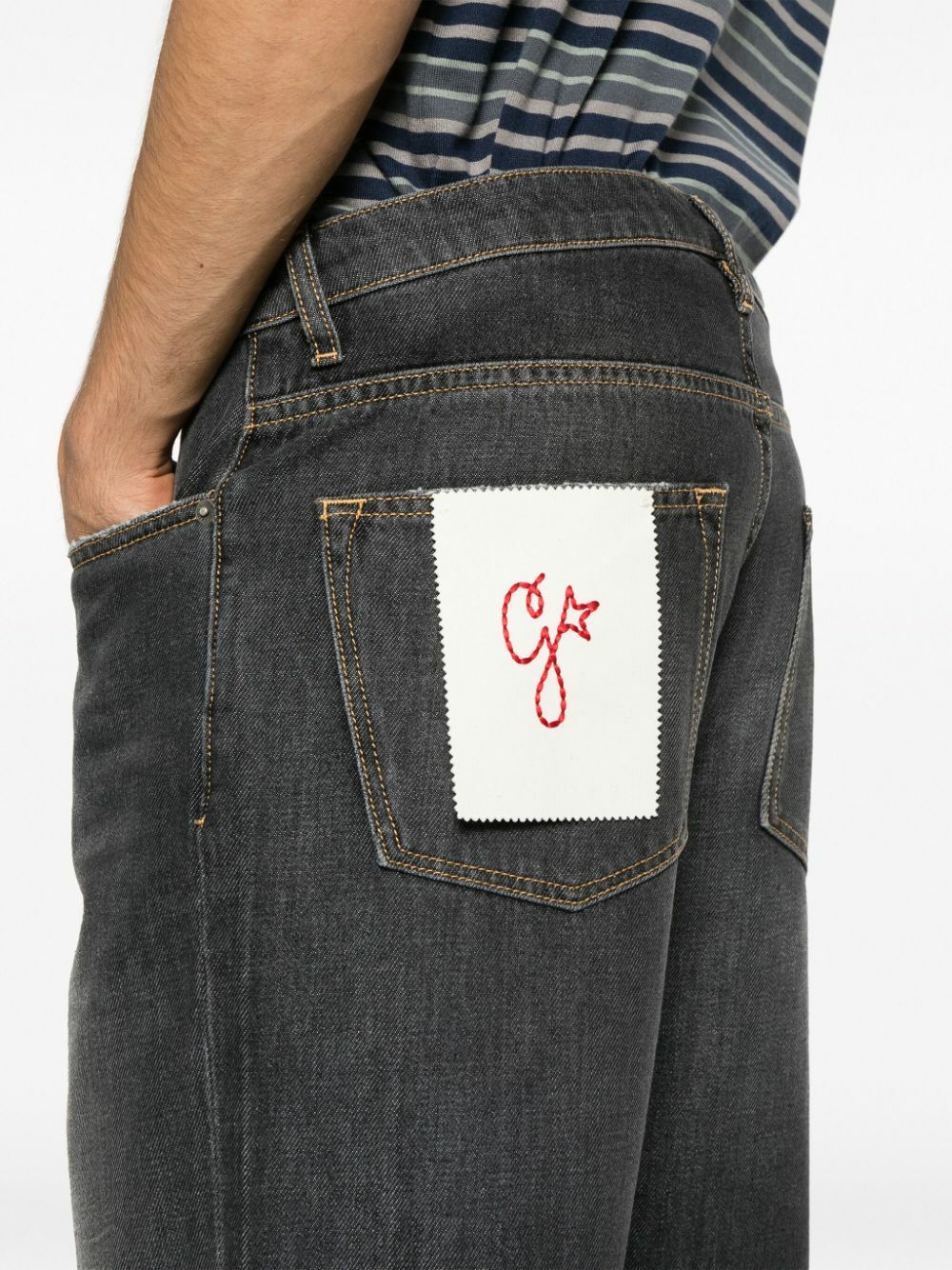 GOLDEN GOOSE - Denim Cotton Jeans Golden Goose Deluxe Brand