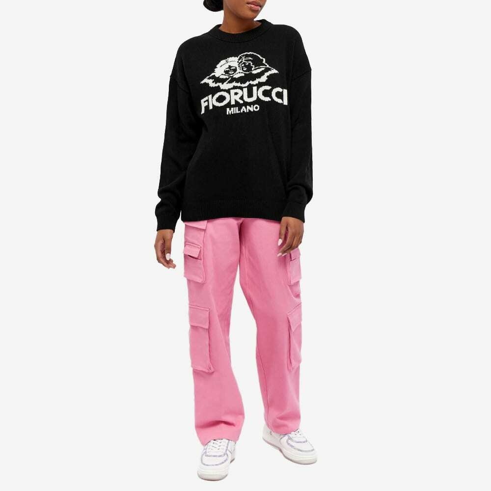 Fiorucci Women's Milano Angels Knit Jumper in Black Fiorucci