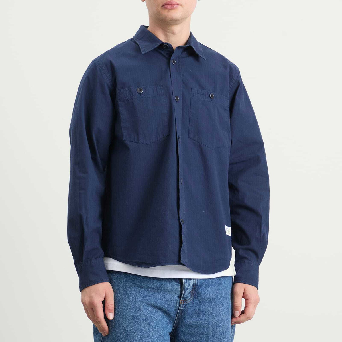 Norse Projects Men's Algot Cotton Ripstop Relaxed Shirt in Workwear ...