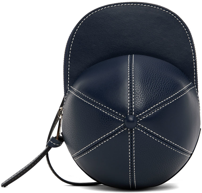 JW Anderson Navy Midi Cap Bag JW Anderson