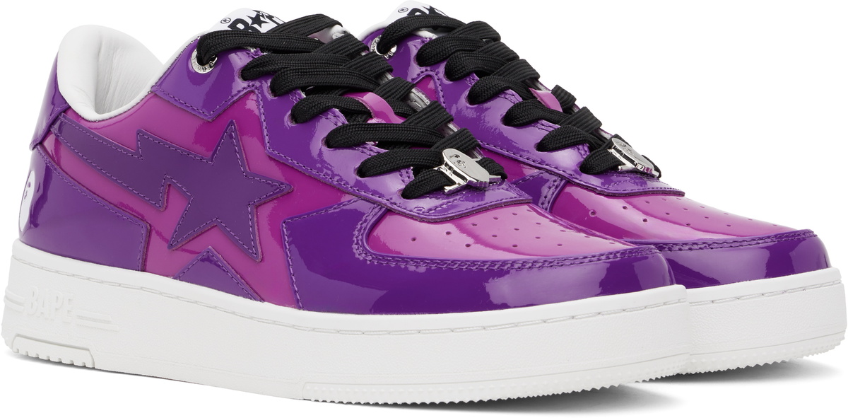 BAPE Purple BAPE STA ICON Sneakers A Bathing Ape