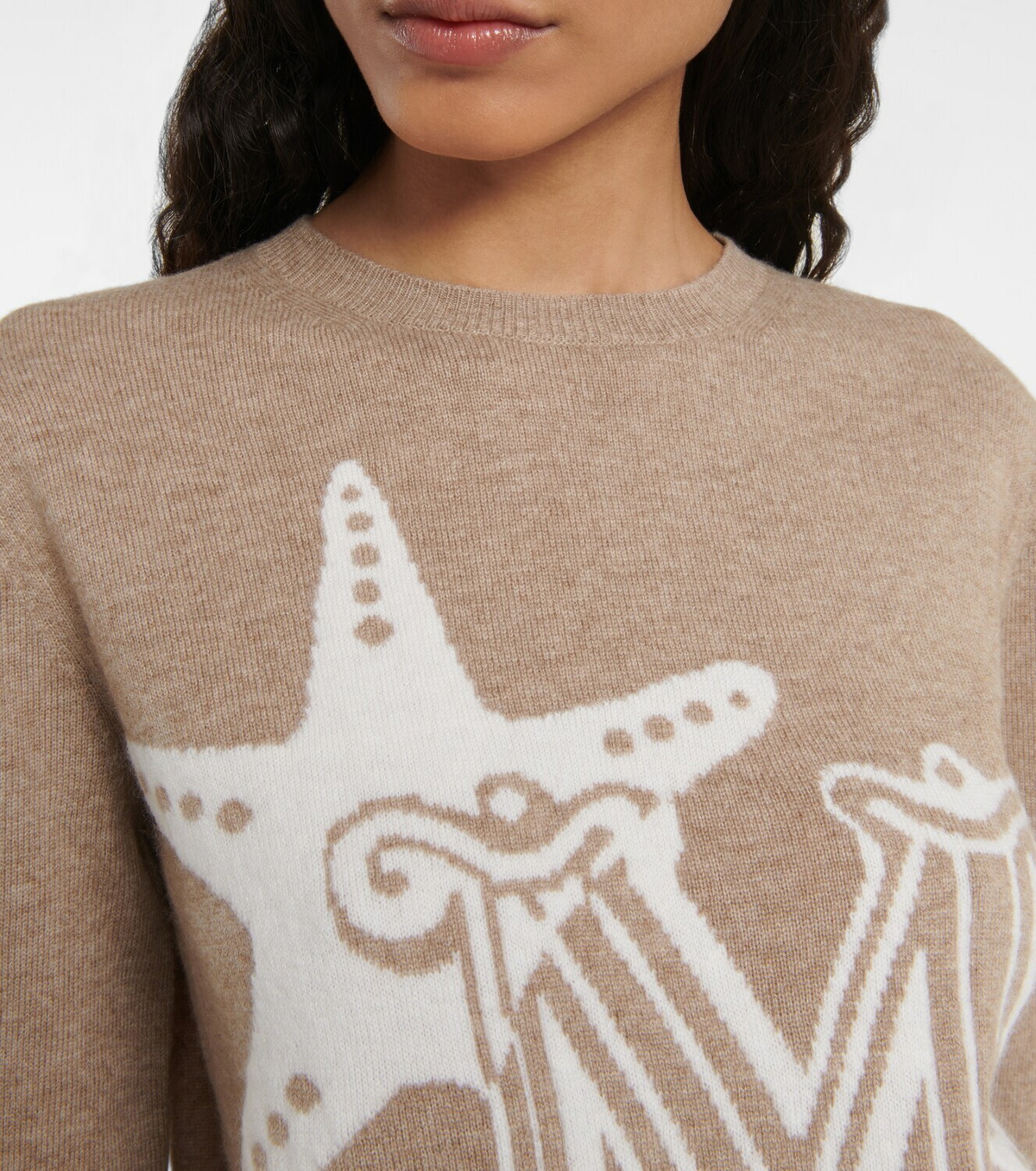 Max Mara - Gordon intarsia wool and cashmere sweater Max Mara