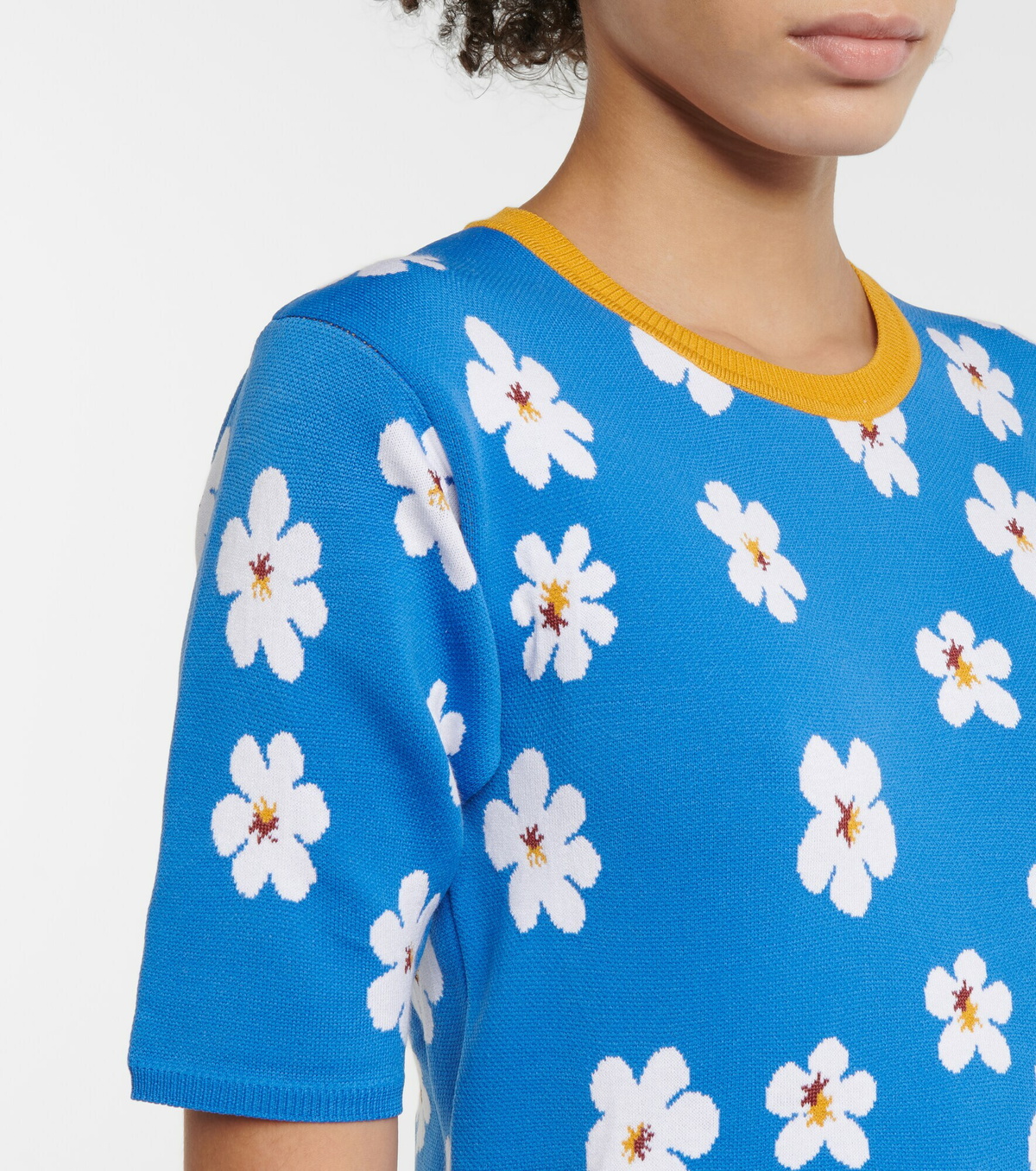 Marni - Floral intarsia top Marni