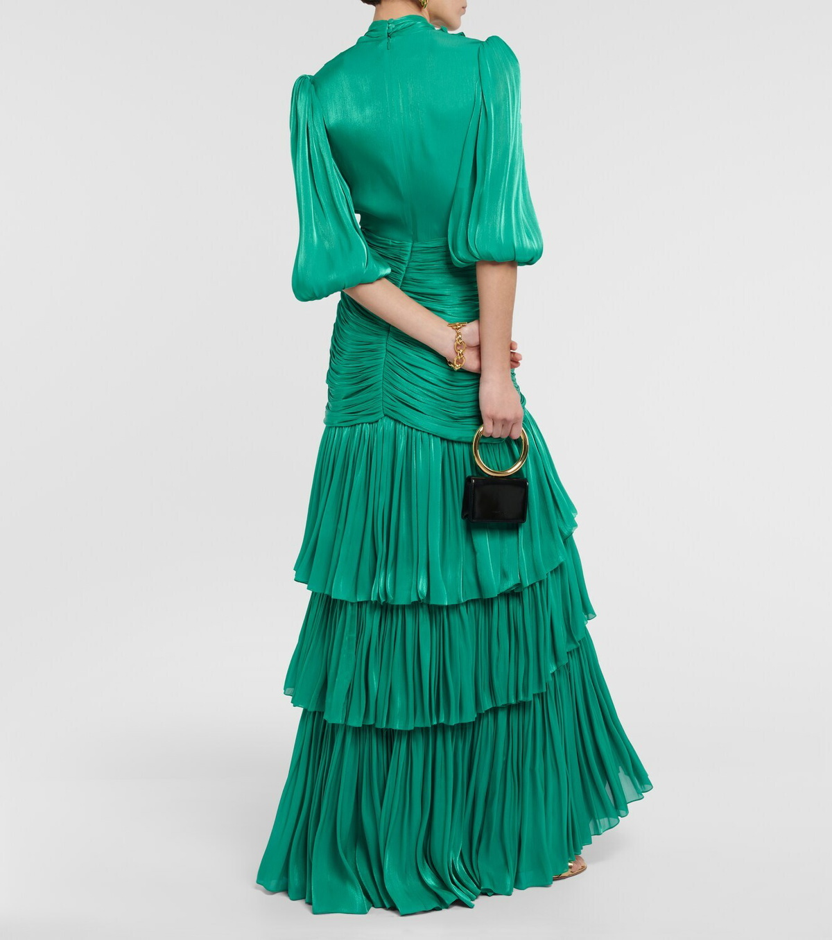 Costarellos Tiered gown Costarellos